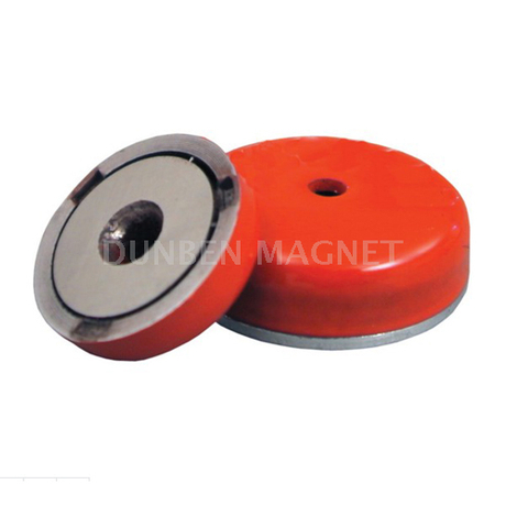 Alnico Shallow Pot Magnet ,Cast Alnico Round Base Magnet with ...